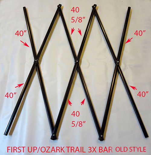 First Up 10 x 10 Canopy Trusses 3 X Bar - Part #3 - HutShop.com